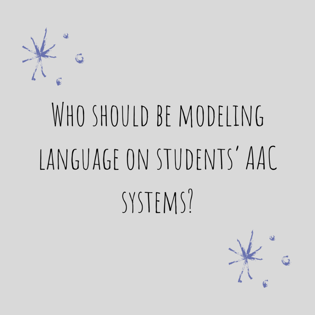 Modeling Language with AAC - SENSEable Literacy